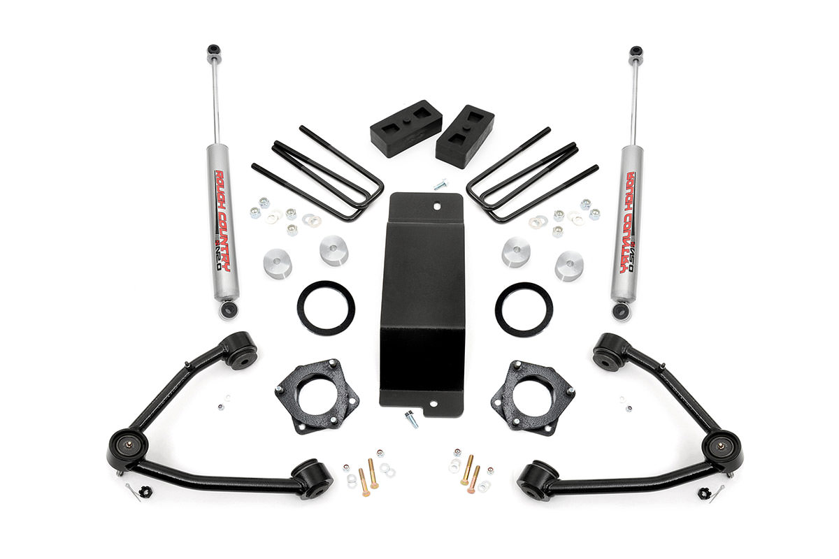 Rough Country 3.5-inch Suspension Lift Kit (Aluminum Knuckles/Co