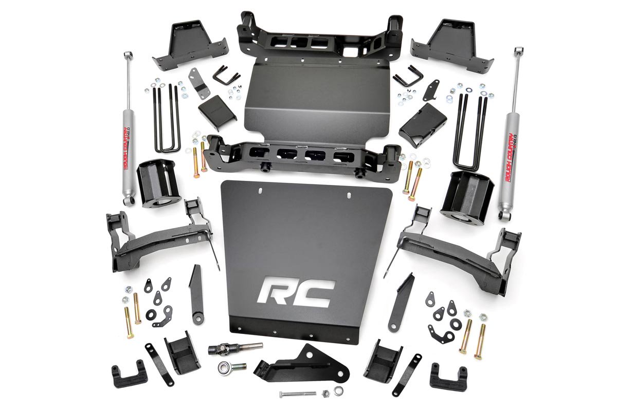 Rough Country 7-inch Suspension Lift Kit (Aluminum Upper Control Arms)